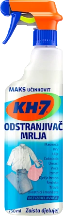 KH-7
Odstranjivač mrlja sa tkanina, 750 ml