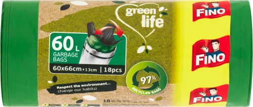 FINO
green life kese za smeće, 60l, 18 kom