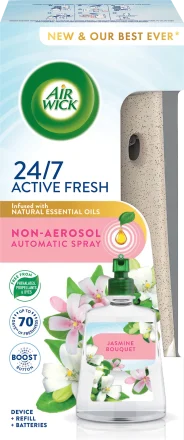 AIRWICK
ACTIVE FRESH 24/7 automatski difuzer - buket jasmina, 1 kom