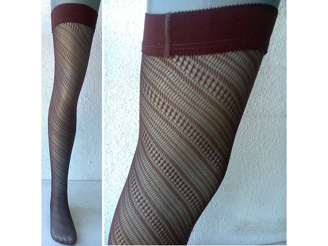 čarape samodržači braon bordo broj M