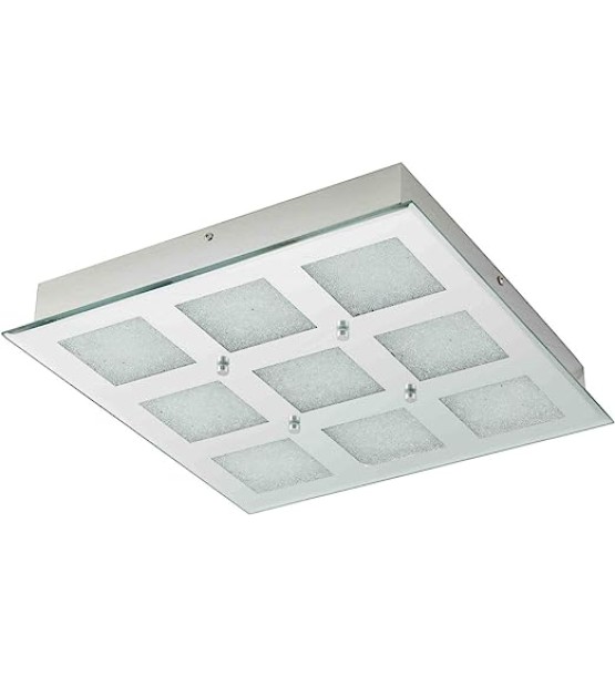 LED-QUADRAT/9 SPIEGEL/KRISTALL PALLANTE 32455