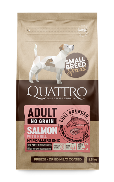 Quattro mini adult losos 7 kg hypoallergenic