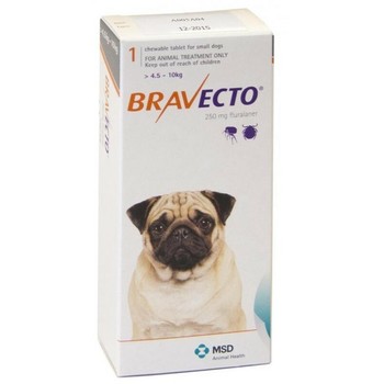 BRAVECTO TABLETA ZA ZVAKANJE ZA PSE 4.5-10KG, lek dostupan u prodavnici