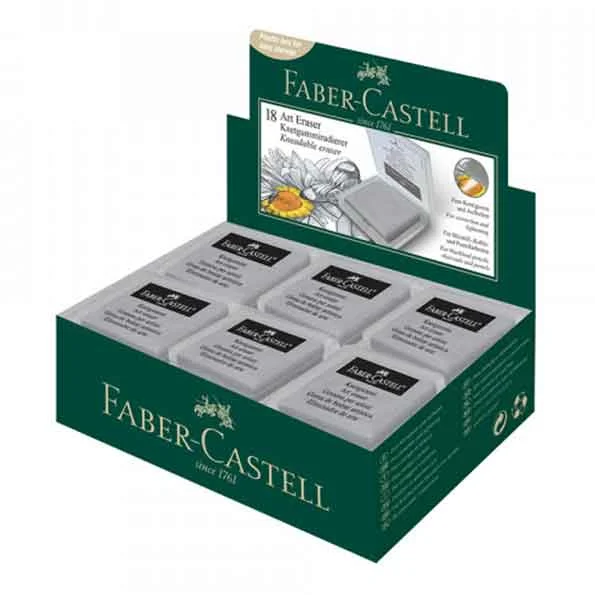 Gumica Faber Castell umetnička gnjeca siva (1/18) 01805 127220