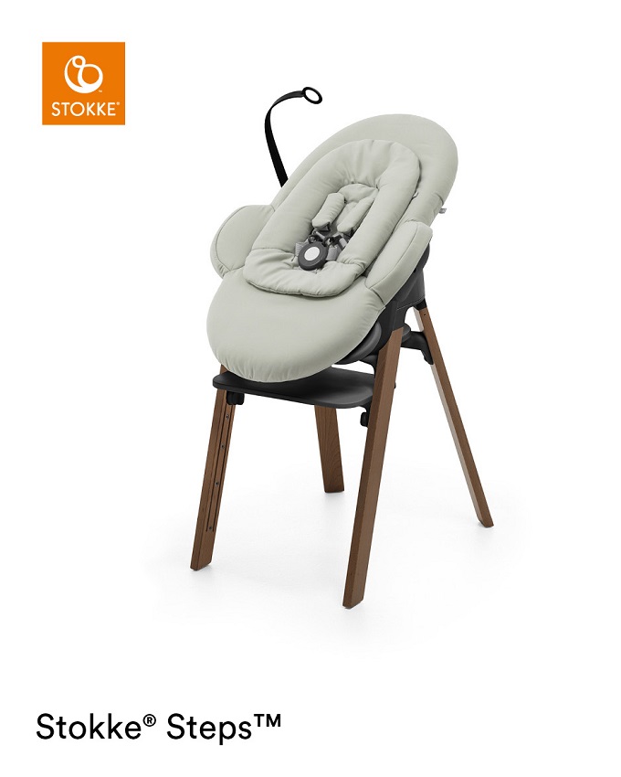 STOKKE® STEPS™ BOUNCER - SOFT SAGE BLACK