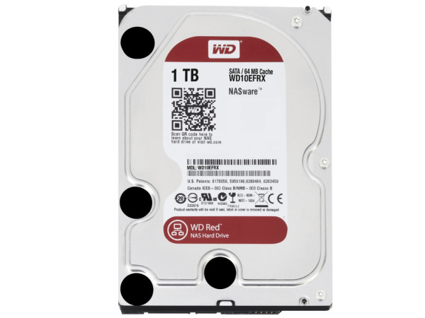 WD SATA3 1TB Red WD10EFRX 3.5'' 5400 64MB' ( 'WD10EFRX' )