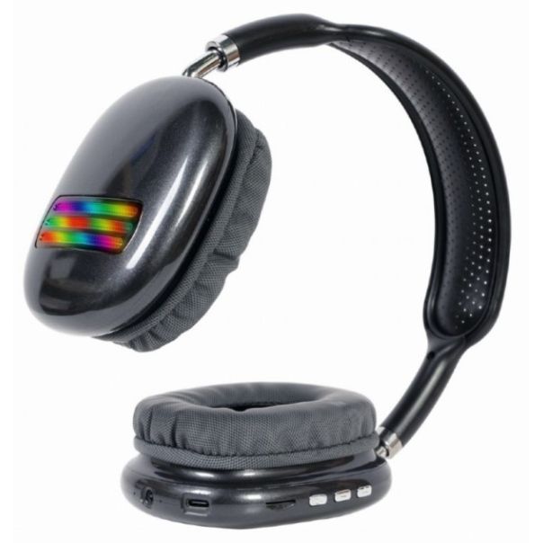 GEMBIRD Bežične slušalice BHP-LED-02-BK, crna
