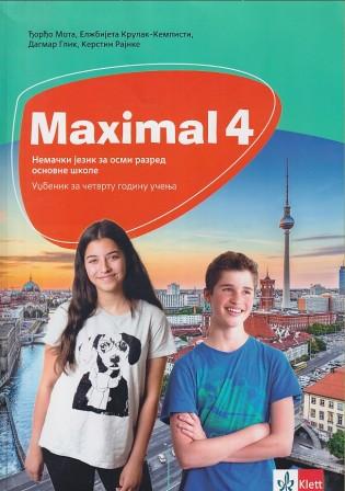 MAXIMAL 4 – NEMAČKI jezik za 8. razred osnovne škole (Klett)