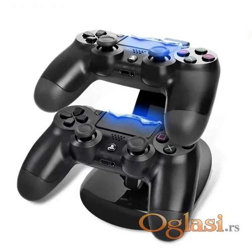 Dvostruki stalak punjač za Kontrolere PlayStation 4