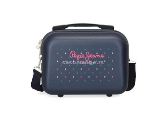 PEPE JEANS ABS Beauty case Molly - Teget