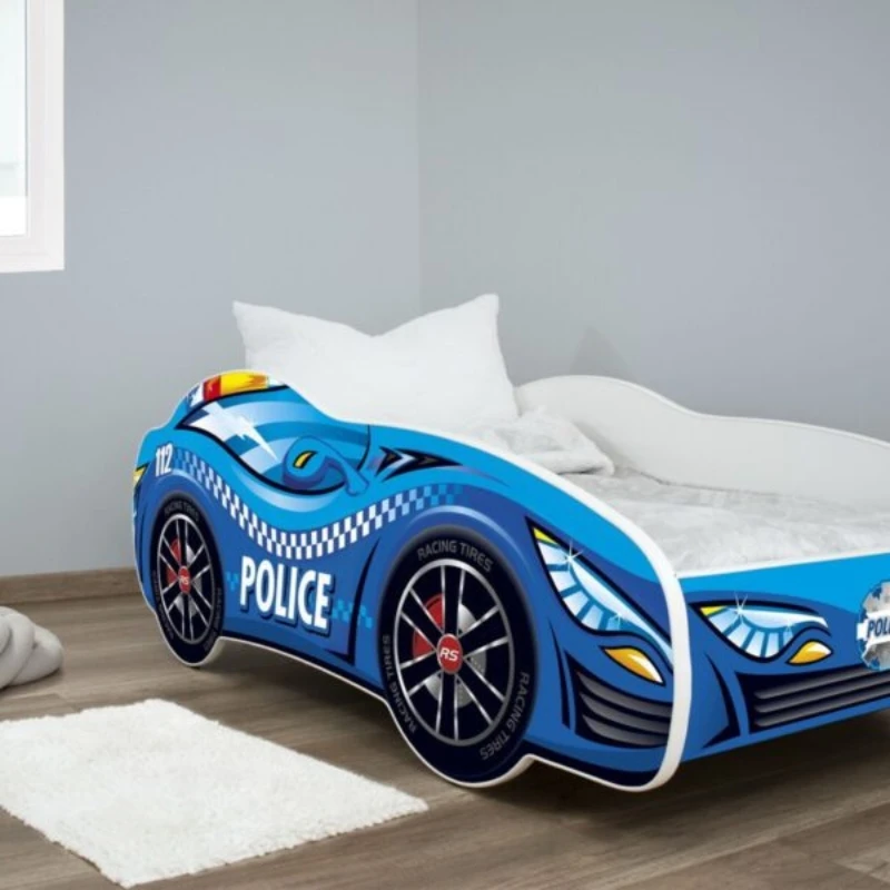 Krevet za decu Racing Car - Police, 160 x 80