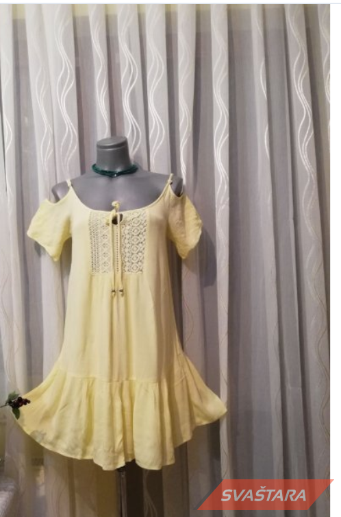 Žuta mini haljina DILVIN