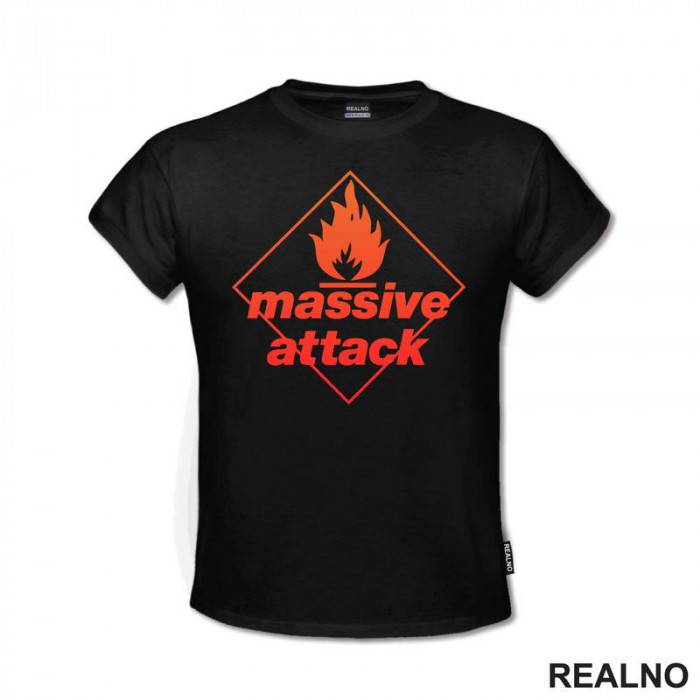 MASSIVE ATTACK LOGO - MUZIKA - MAJICA