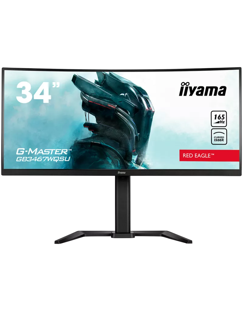 IIYAMA Monitor 34" UW ETE VA-panel, Curved Gaming 1500R, G-Master Red Eagle,...