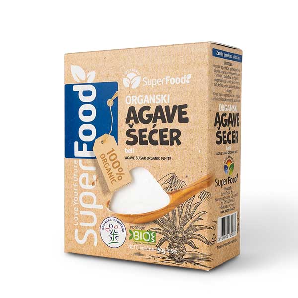 Sirovi organski šećer agave 150g
