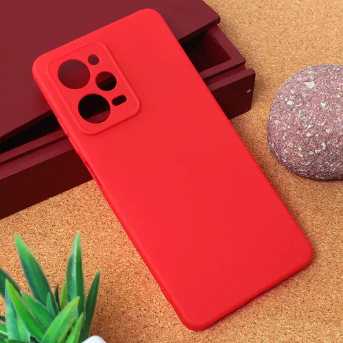 Futrola - maska Teracell Giulietta za Xiaomi Redmi Note 12 Pro 5G (EU) mat crvena