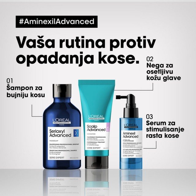 L’ORÉAL PROFESSIONNEL SCALP ADVANCED AMINEXIL ADVANCED SERUM ZA STIMULISANJE RASTA KOSE 90ML