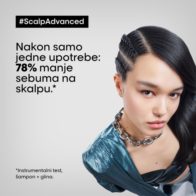 L’ORÉAL PROFESSIONNEL SCALP ADVANCED ANTI-OILINESS ŠAMPON ZA KOŽU GLAVE SKLONE MAŠĆENJU 300ML