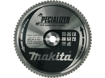 Makita TCT Specialized list za testeru za sendvič ploče 355x30x80Z B-33607