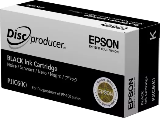 Epson Discproducer Ink PJIC7(K), Black (MOQ=10)