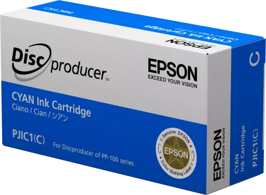 Epson Discproducer Ink PJIC7(C), Cyan (MOQ=10)