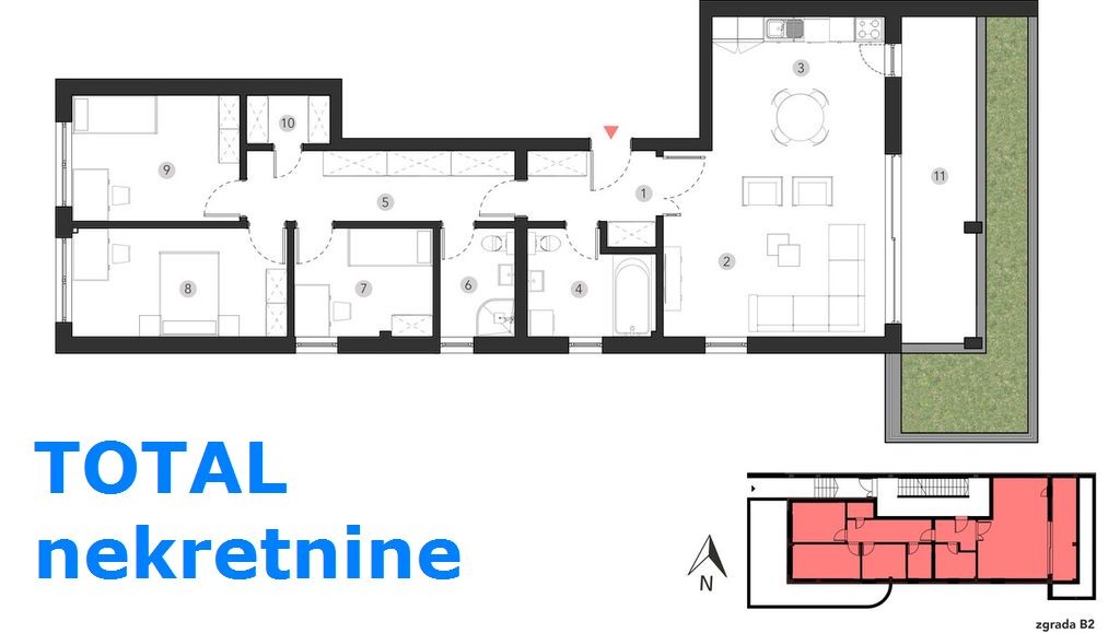 Stan,SREMSKA KAMENICA,POPOVICA 112.00m2,317240€ , ID: 1093696