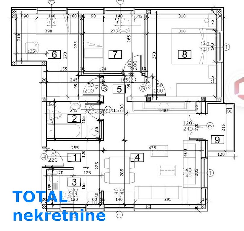 Stan,NOVI SAD,KLISA 62.00m2,89030€ , ID: 1093436