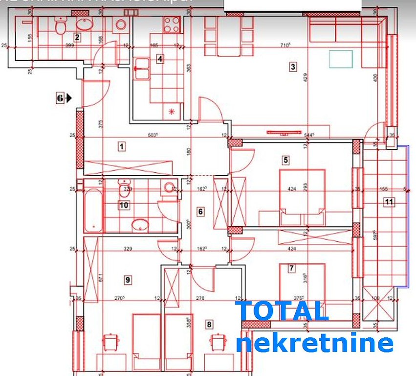 Stan,PETROVARADIN,PETROVARADIN 118.00m2,268250€ , ID: 1094706