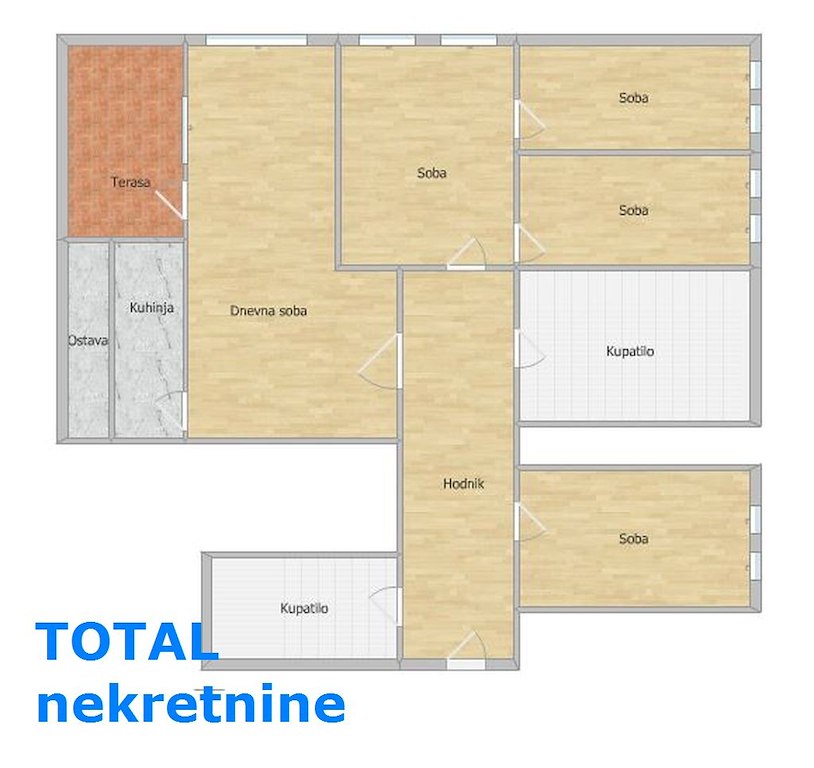 Stan,NOVI SAD,CENTAR 126.00m2,389340€ , ID: 1094779