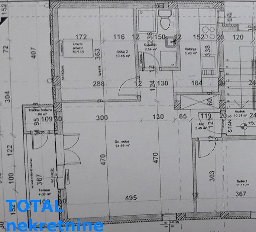 Stan,NOVI SAD,TELEP 61.00m2,122520€ , ID: 1095109