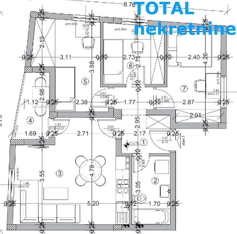 Stan,NOVI SAD,ADICE 67.00m2,110500€ , ID: 1093403