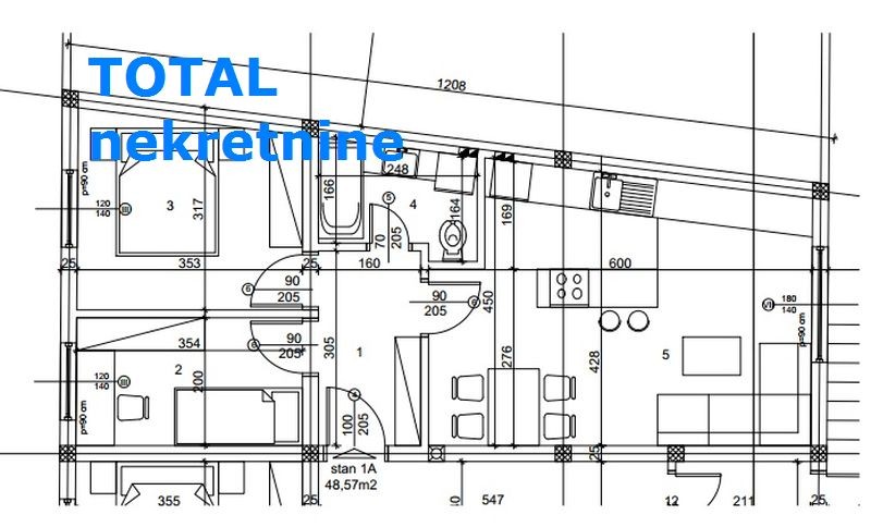 Stan,NOVI SAD,CENTAR 49.00m2,121130€ , ID: 1082032