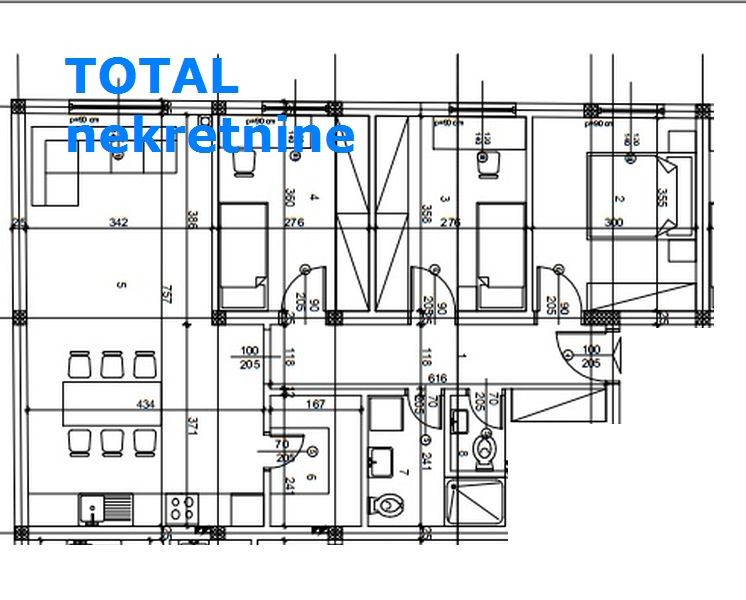 Stan,NOVI SAD,CENTAR 76.00m2,187870€ , ID: 1082145