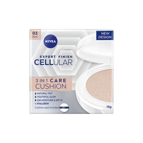 NIVEA Hyaluron Cellular Filler 3u1 Cushion za negu lica - dark 15g