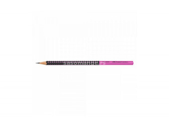 Grafitna olovka Faber Castel GRIP B Two Tone 517011 crna-pink