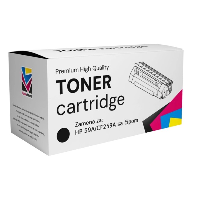 HP 59A / CF259A / Canon CRG-057A Toner Kompatibilni Univerzalni BEZ ČIPA 3K