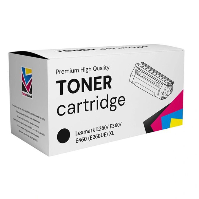 Lexmark E260/ E360/ E460 (E260UE)- XL Kapacitet Toner Kompatibilni 15K