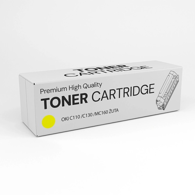 Oki C110/ C130/ MC160 Y (žuta) Toner Kompatibilni