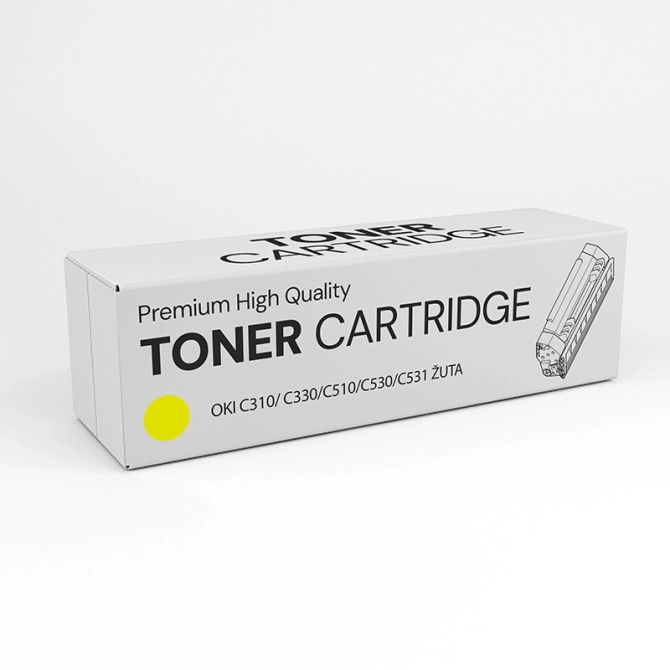 Oki C310 | 330 | C510 | 530 Yellow žuti Toner Kompatibilni