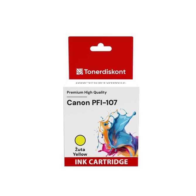 Canon PFI-107 Y (žuta) Kertridž Kompatibilni