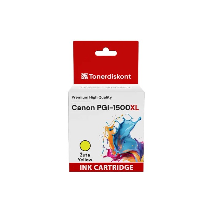 Canon PGI-1500XL Y (žuta) - XL Kapacitet Kertridž Kompatibilni/ PGI1500