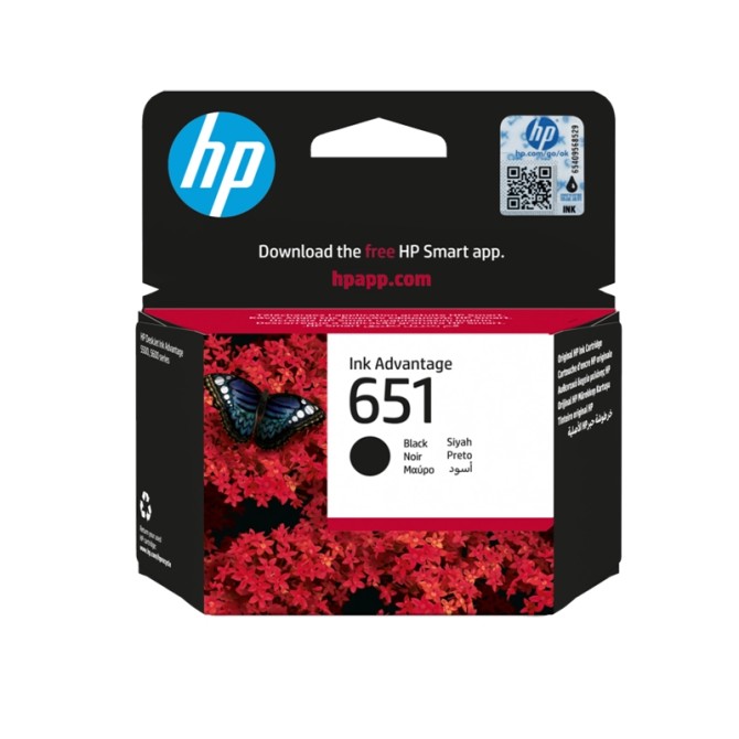 HP 651 Bk ORIGINAL inkjet kertridž, Bk (crni)/ C2P10AE