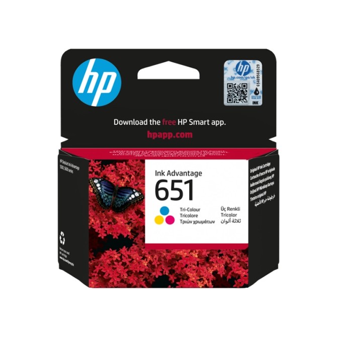 HP 651 3C ORIGINAL inkjet kertridž, trikolor/ C2P11AE