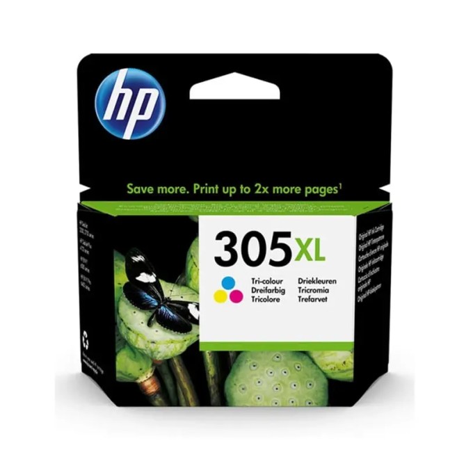 HP 305XL 3C ORIGINAL inkjet kertridž - XL kapacitet, trikolor/ 3YM63AE