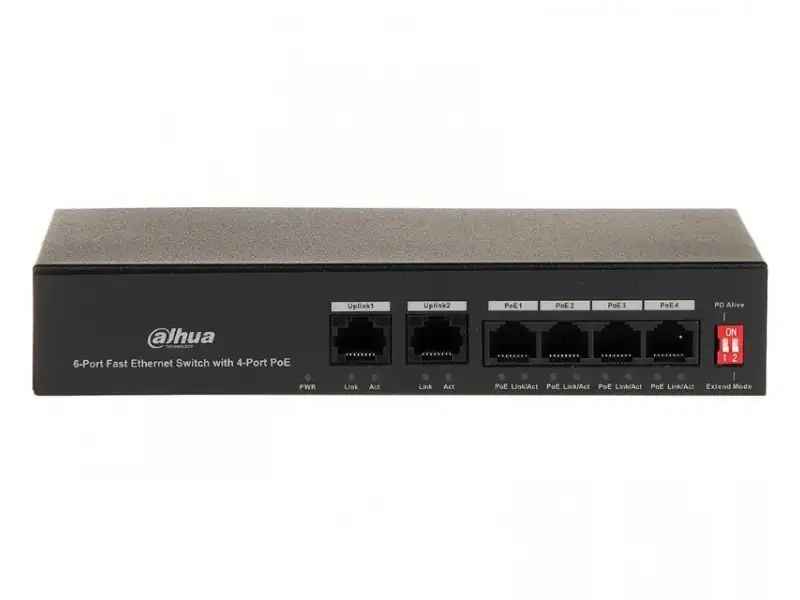 DAHUA PFS3006-4ET-36 6-PORT FAST ETHERNET SWITCH WITH 4-PORT POE