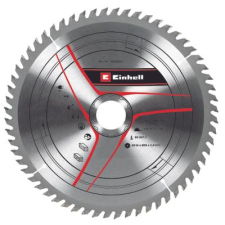 Einhell TCT rezni list 216x30x2,8 T60, pribor za stacionarne testere ( 49588261 )