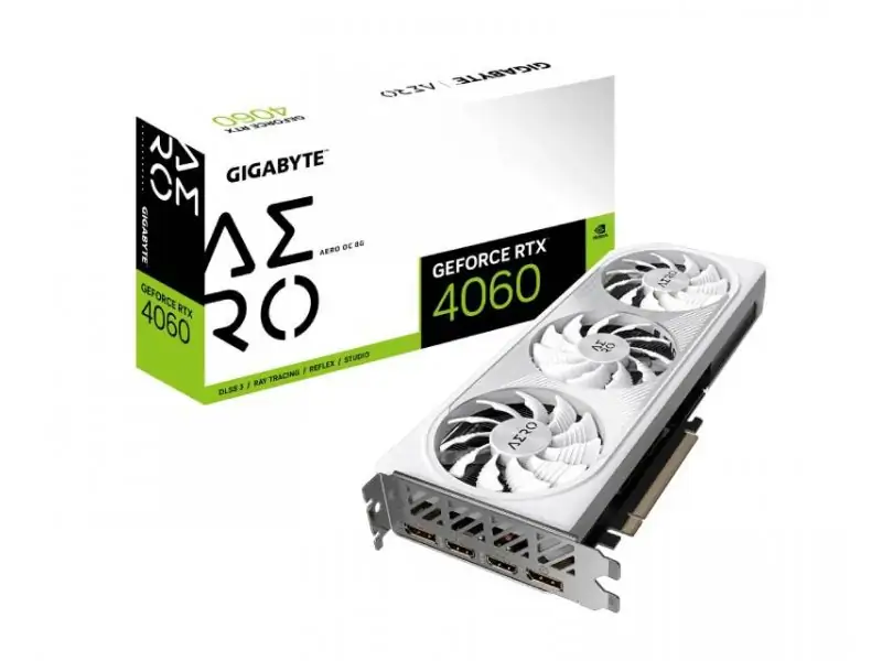 GIGABYTE NVIDIA GEFORCE RTX 4060 AERO OC 8GB GV-N4060AERO OC-8GD