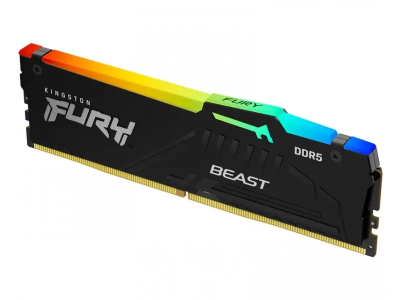 KINGSTON DIMM DDR5 16GB 5600MT/S KF556C36BBEA-16 FURY BEAST RGB