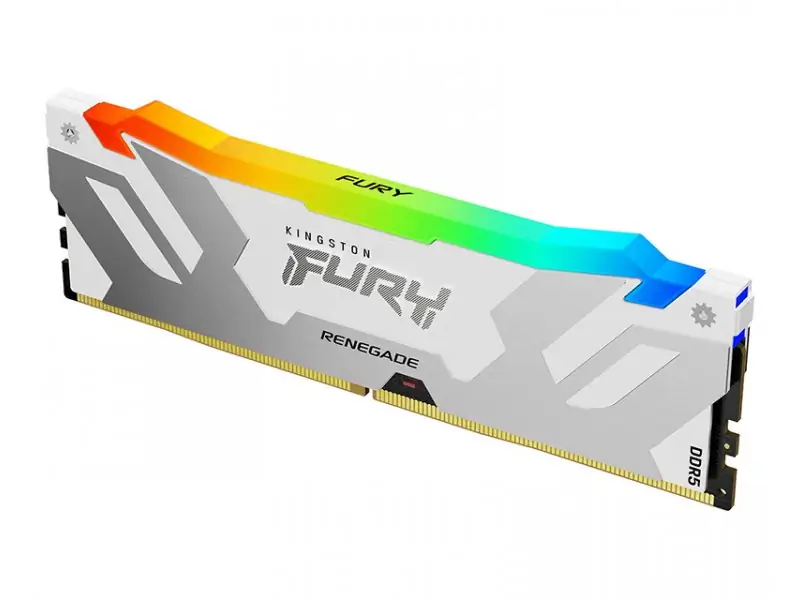 KINGSTON DIMM DDR5, 16GB, 7.200MHZ, FURY RENEGADE RGB WHITE (KF572C38RWA-16)