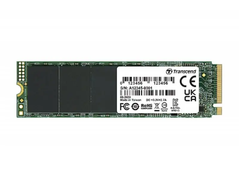 TRANSCEND M.2 1TB NVME, 2280 PCIE 3.0 SSD (TS1TMTE115S)